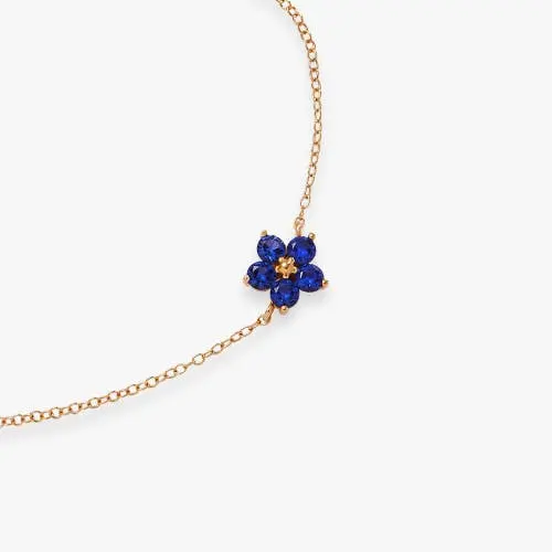 ALEX AND ANI Forget-me-not Flower Crystal Bracelet