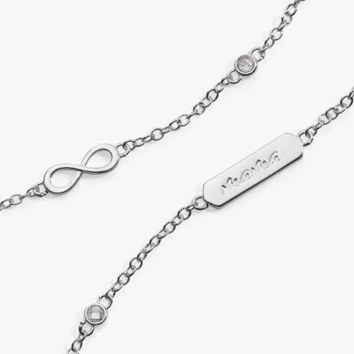 ALEX AND ANI Mama Infinity Chain Bracelet