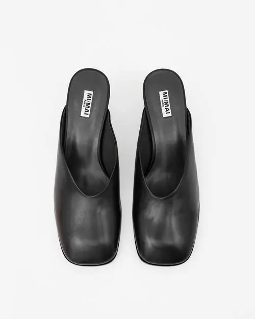 MI/MAI Junya High Heeled Clog Mules