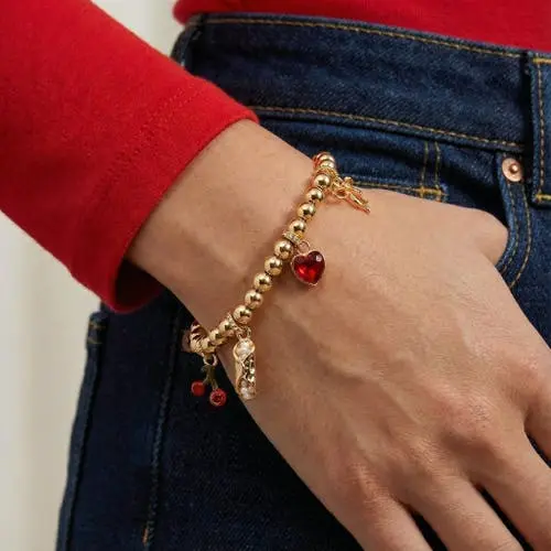 ALEX AND ANI There Cannoli Be You" Beaded Charm Bracelet