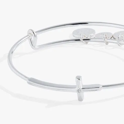 ALEX AND ANI Cross In-line Bangle Bracelet