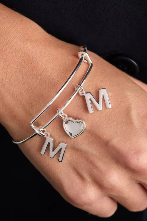 ALEX AND ANI Crystal Mom Bangle Bracelet
