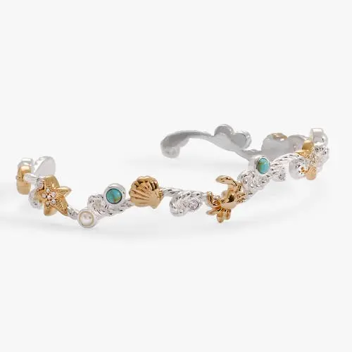 ALEX AND ANI Whimsical Seaside Rope Motif Cuff Bracelet