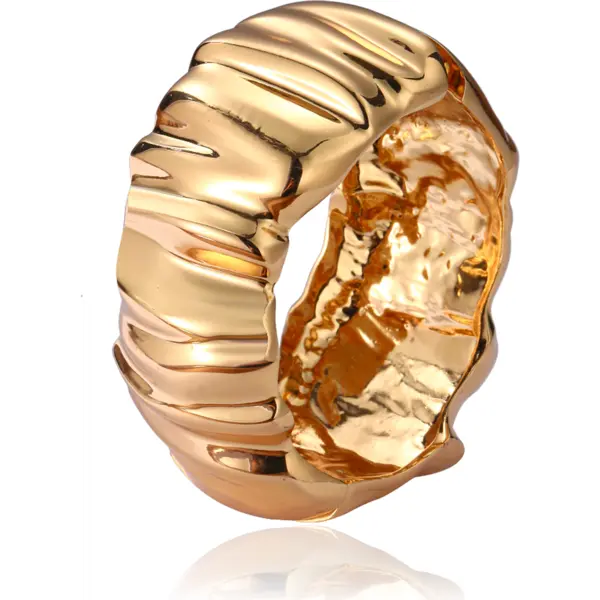 KELLERY Toned Sculptural Cuff Bracelet