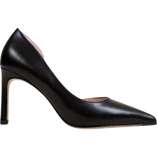 MI/MAI Kelly Pointed Toe Mid Heel Pumps - Black