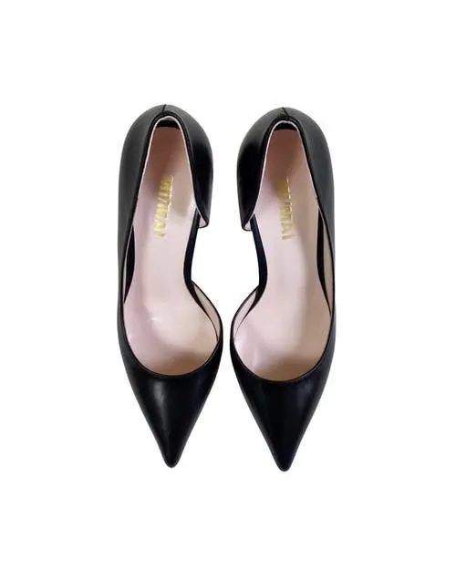 MI/MAI Kelly Pointed Toe Mid Heel Pumps