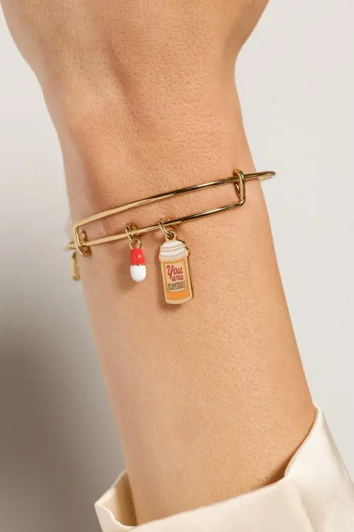 ALEX AND ANI You Are Indispensable" Pill Bottle Bangle