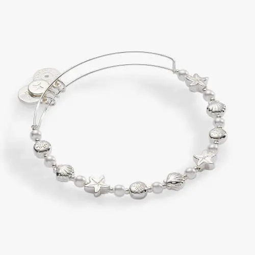 ALEX AND ANI Seaside Pearl Beaded Bangle