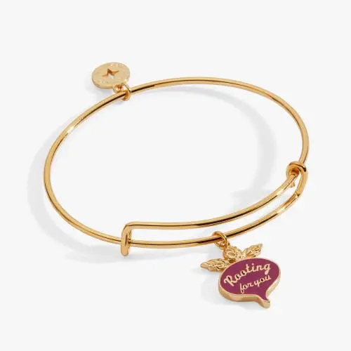 ALEX AND ANI Rooting For You" Charm Bangle - Gold