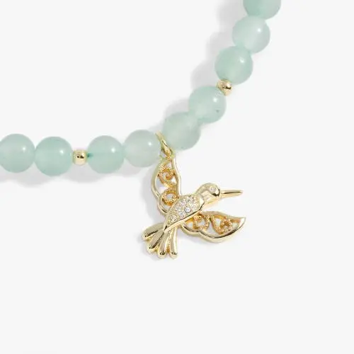 ALEX AND ANI Hummingbird Gemstone Bolo Bracelet