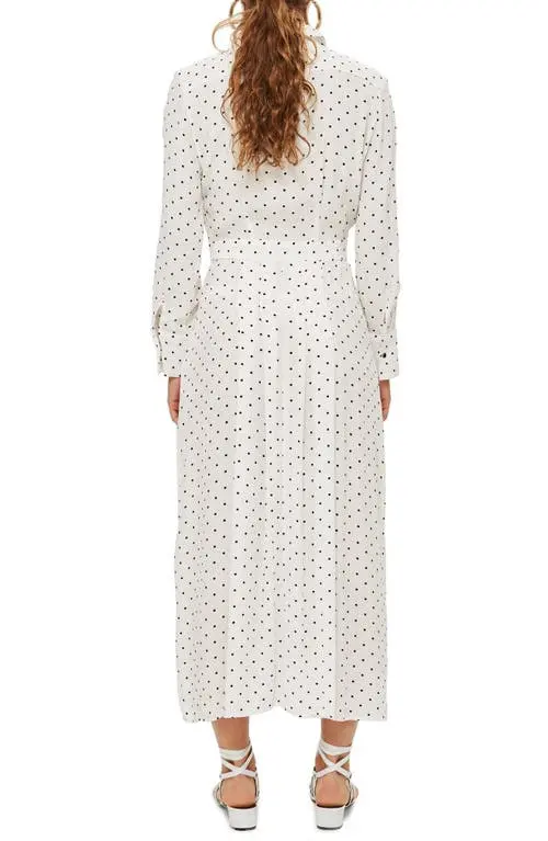 Topshop Dot Print Dress