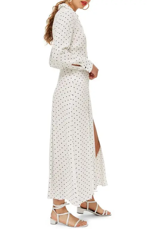 Topshop Dot Print Dress
