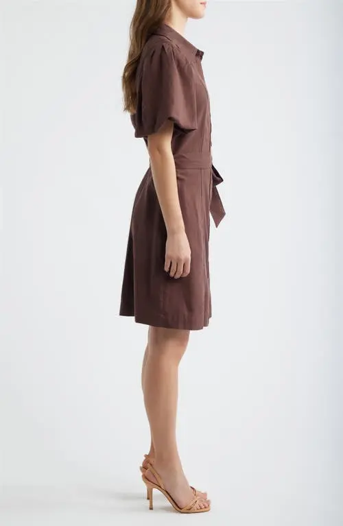 BRAVE+TRUE Lenni Button Front Minidress
