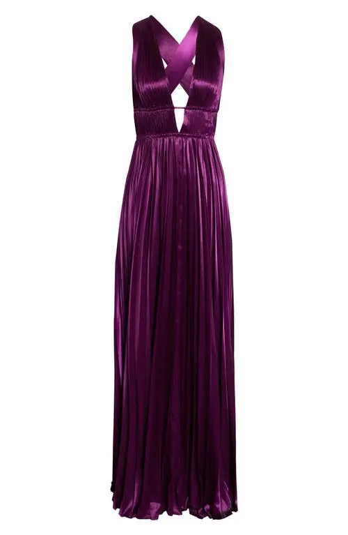 Ulla Johnson Lena Pleat Satin Gown