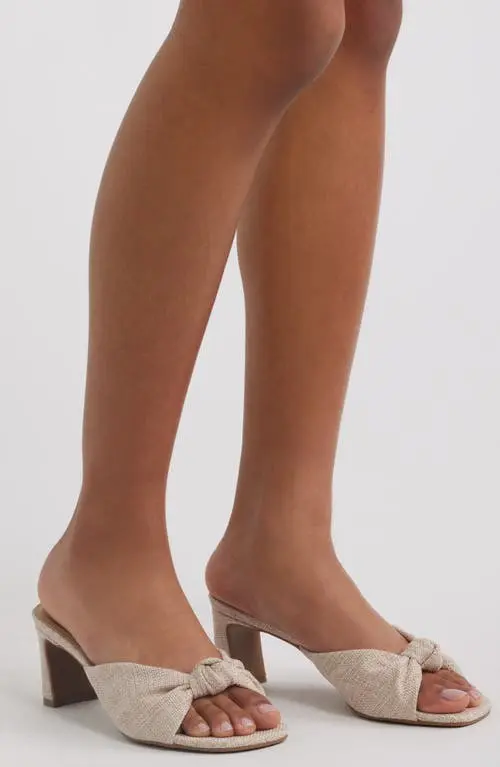 OPEN EDIT Harper Knot Slide Sandal - Natural
