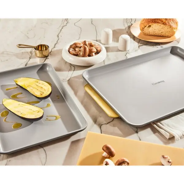 CARAWAY Ceramic Nonstick Baking Sheet Duo - Slate