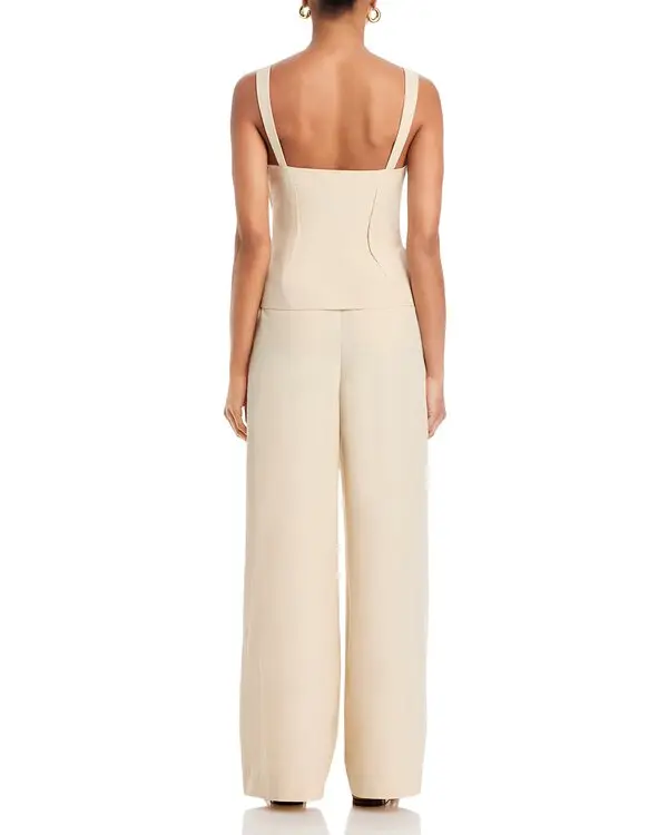 Simkhai Leroy Pleated Wide Leg Pants