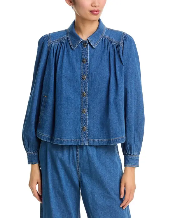 Cinq À Sept Lyla Denim Jacket - Light Wash
