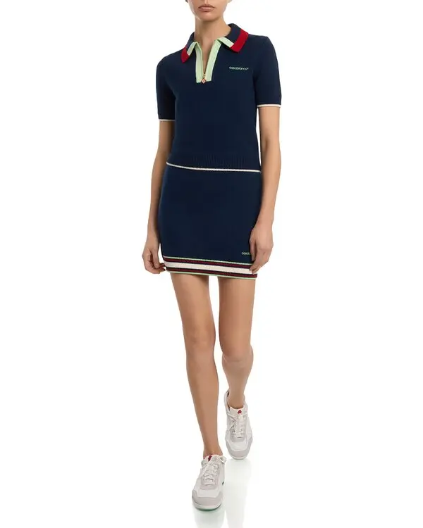 Casablanca Merino Mini Skirt
