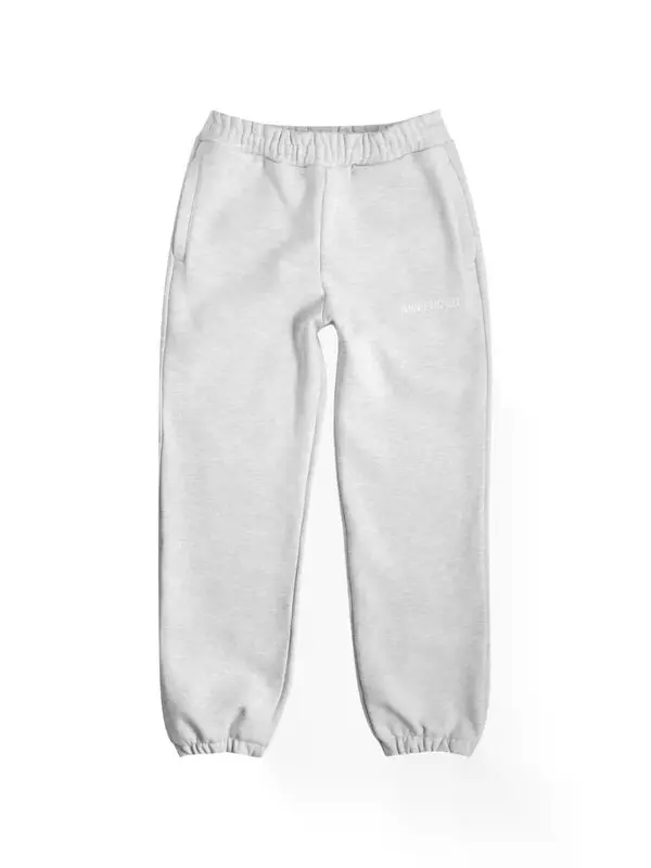 ANNIE HOOD Logo-print Track Pants - Grey