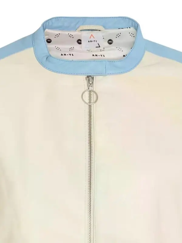 AN-Y1 Zip-up Leather Jacket