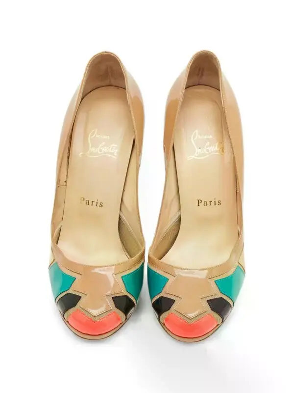 CHRISTIAN LOUBOUTIN Astrogirl Geometric Pumps
