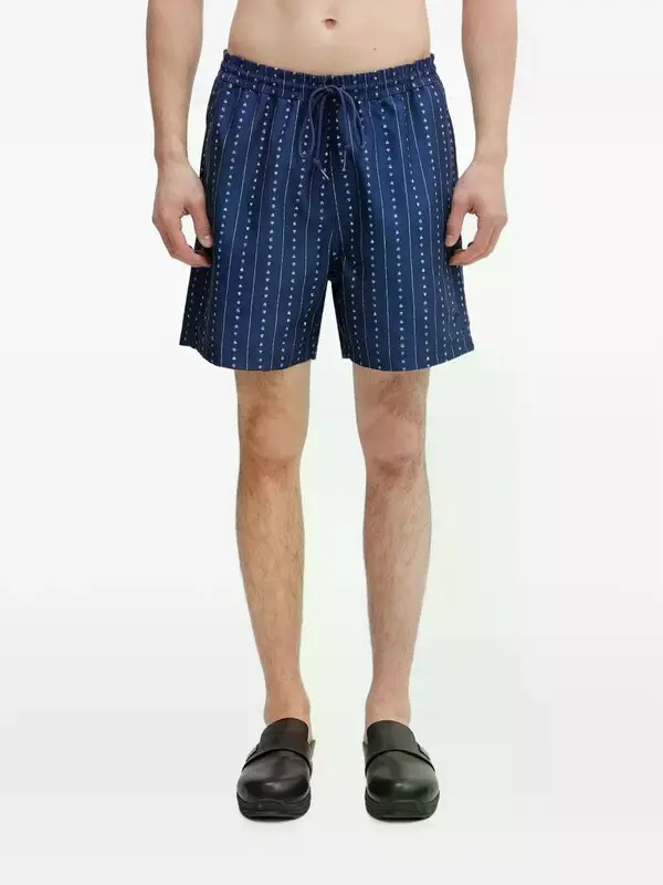 Carhartt Work In Progress Slater Logo Print Swim Shorts