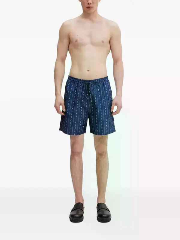 Carhartt Work In Progress Slater Logo Print Swim Shorts
