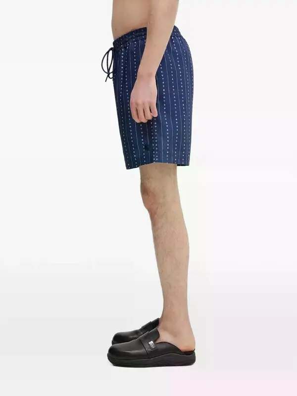 Carhartt Work In Progress Slater Logo Print Swim Shorts