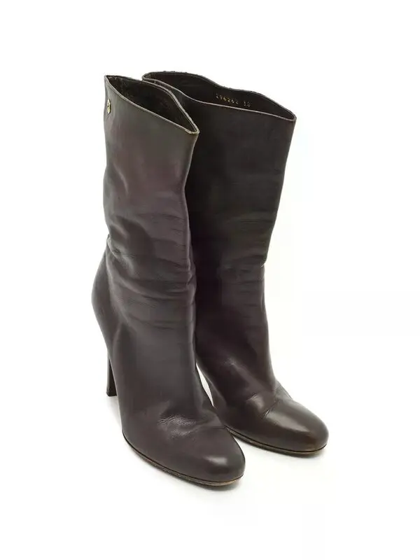Gucci Leather Ankle Boots - Brown