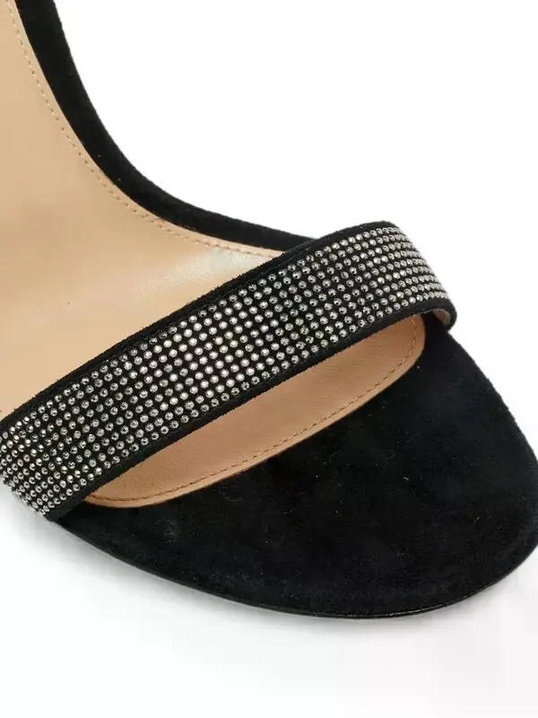 GIANVITO ROSSI Portofino Suede Studded Sandals