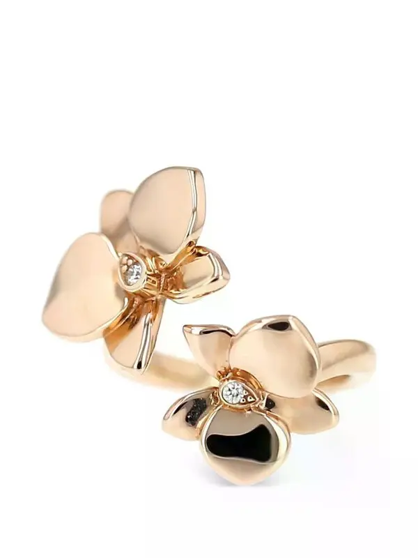 Cartier Orchid Motif Diamond Ring