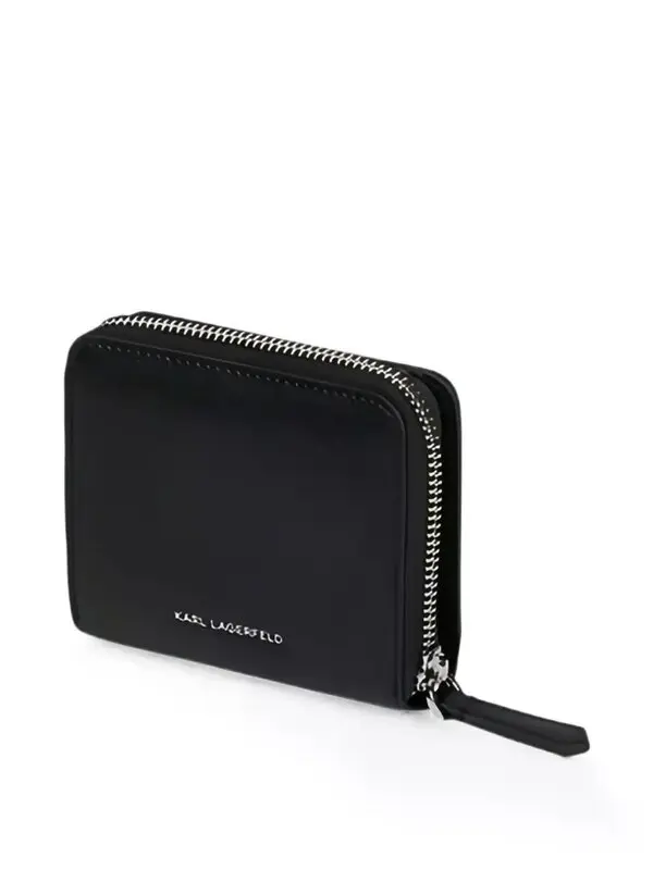 Karl Lagerfeld Logo-print Zip-around Wallet