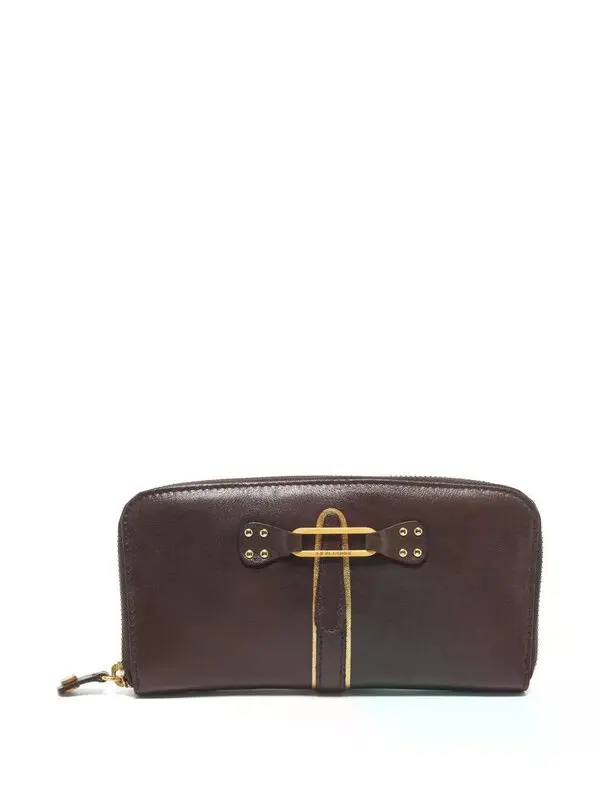 JIMMY CHOO Tulita Zip-around Wallet - Brown