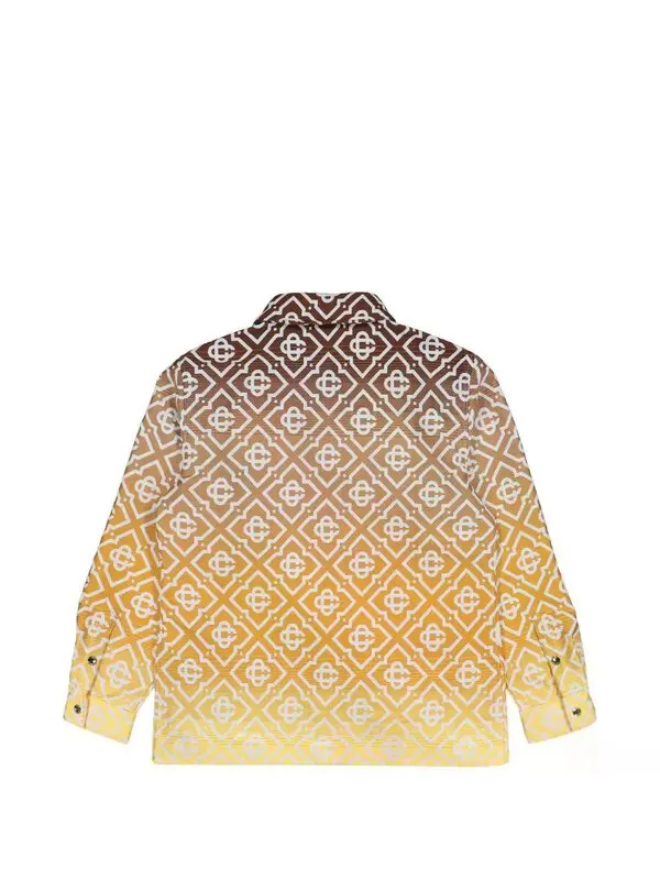 Casablanca Monogram Bouclé Jacket - Brown