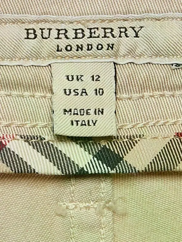 Burberry Gabardine Straight-fit Trousers