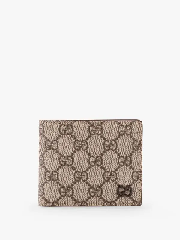Gucci Bi-fold Gg Supreme Canvas Wallet