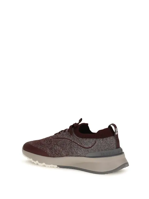 Brunello Cucinelli Techno Cotton Knit Sneakers - Multicolor