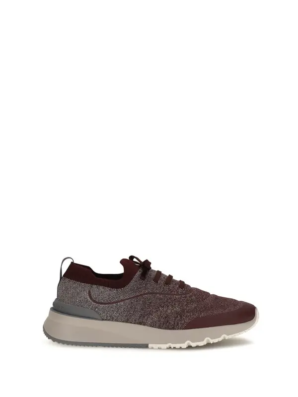 Brunello Cucinelli Techno Cotton Knit Sneakers - Multicolor
