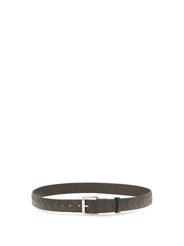 Bottega Veneta Intrecciato Woven Leather Belt