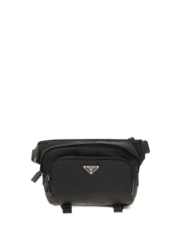 Prada Re-nylon And Saffiano Shoulder Bag