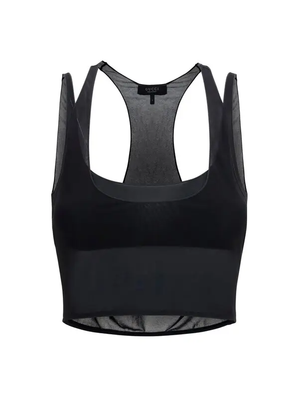 Gucci Viscose Bralette - Black