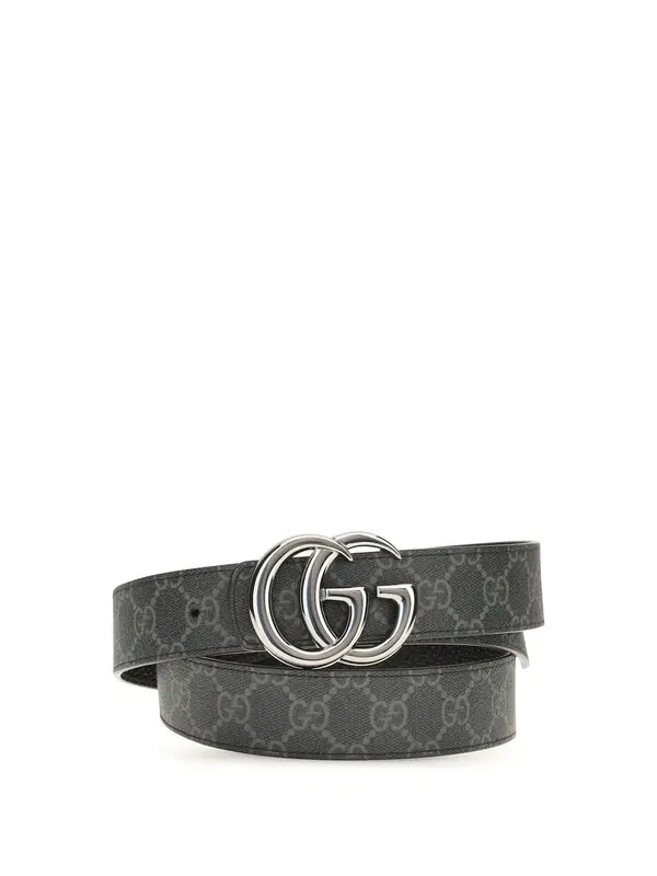 Gucci Gg Marmont Reversible Belt - Black