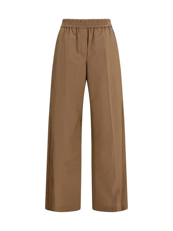 Brunello Cucinelli Wide Leg Trousers - Brown
