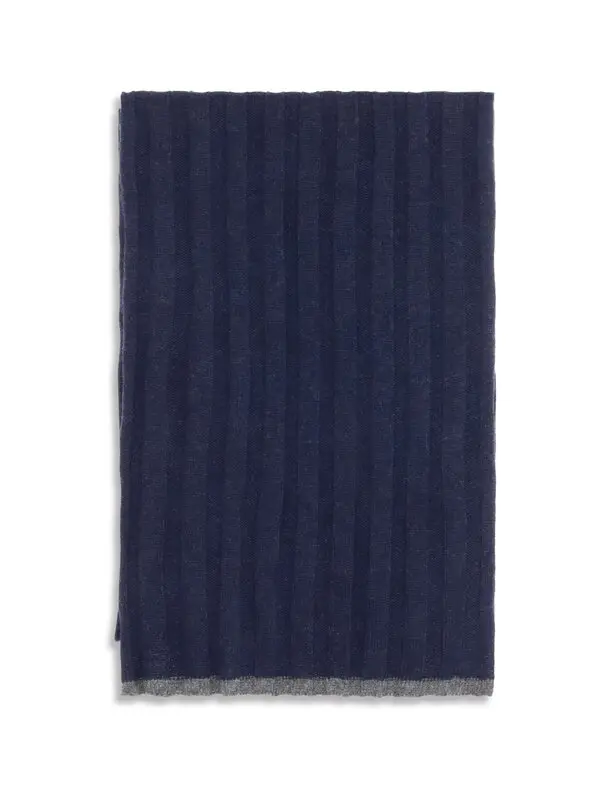 Brunello Cucinelli Cashmere Scarf - Blue