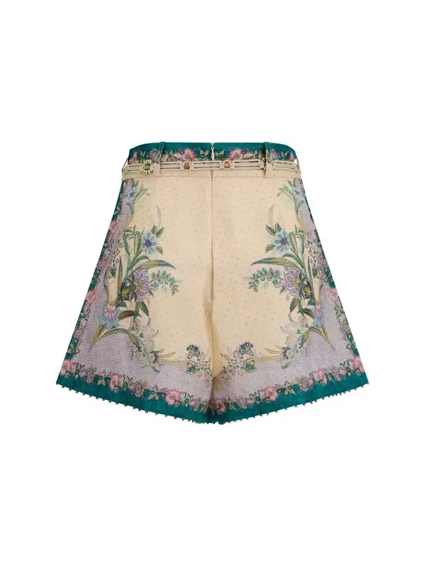 Zimmermann Indra Pleated Shorts