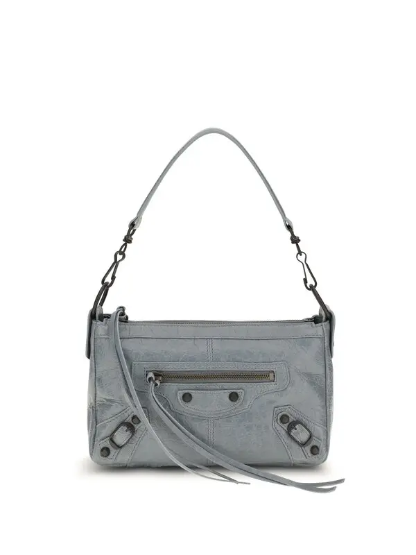 Balenciaga Le City Moto Mini Handbag - Gray