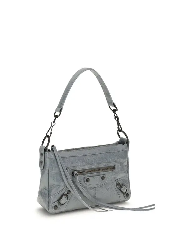 Balenciaga Le City Moto Mini Handbag - Gray