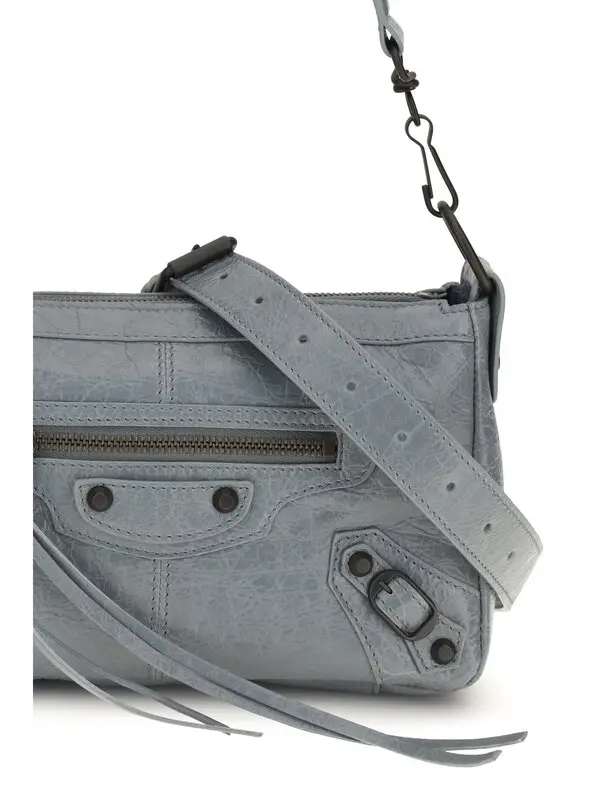 Balenciaga Le City Moto Mini Handbag - Gray
