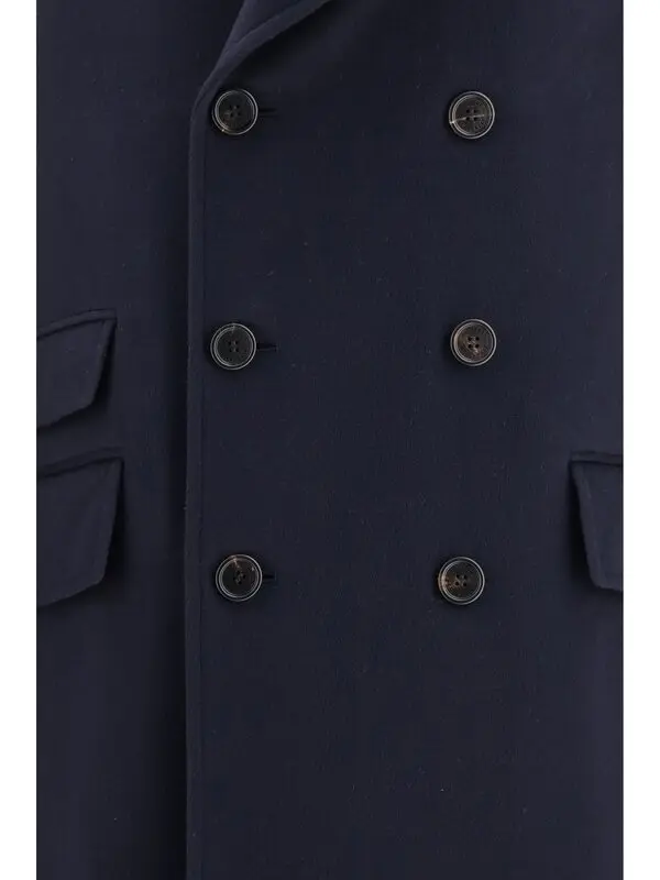 Brunello Cucinelli Double-breasted Wool Coat